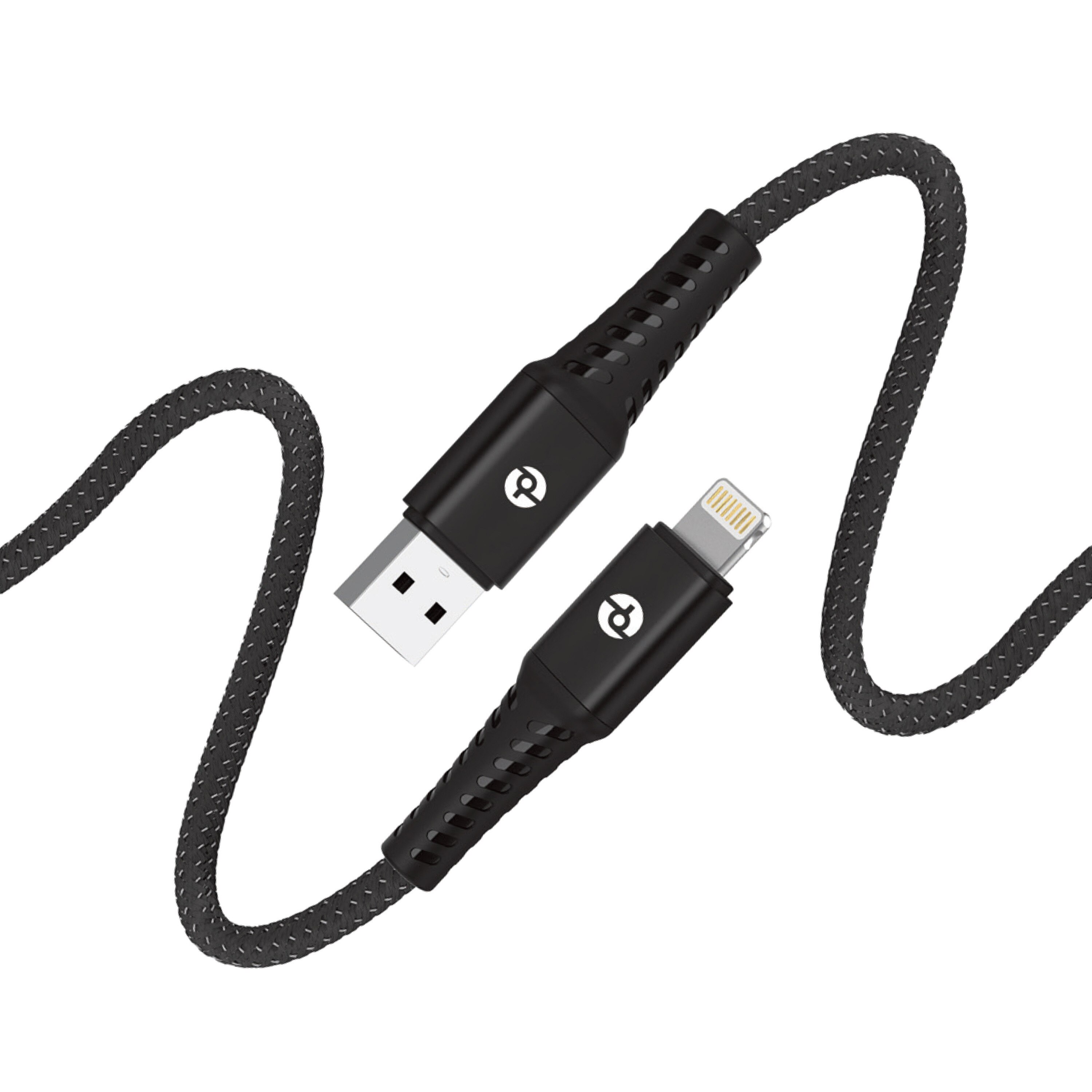 PowerLab 6ft USB-A to Lightning Data Cable